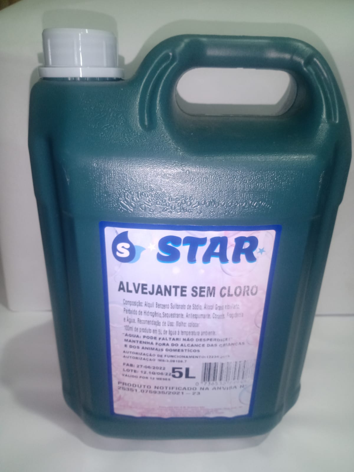 Lider - Alvejante Sem Cloro 5L - Star Clean Distribuidora
